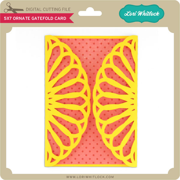 Gatefold Shutter Card - Lori Whitlock's SVG Shop