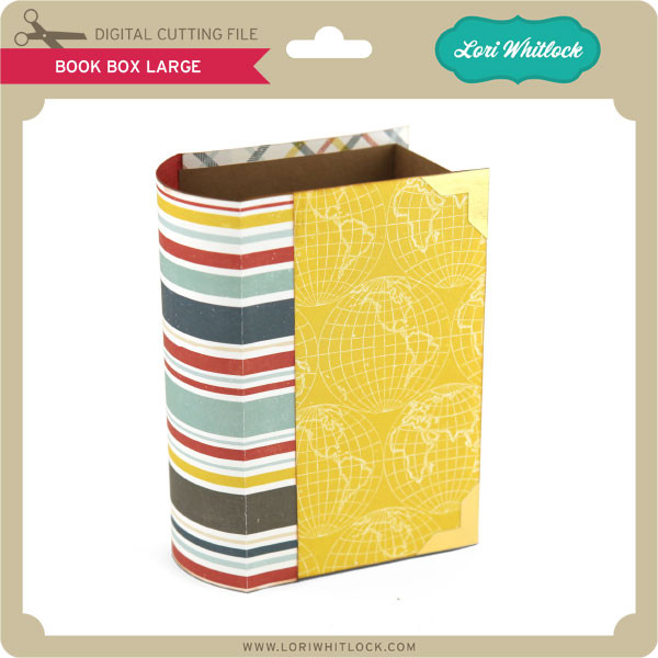 Hidden Compartment Book Box - Lori Whitlock's SVG Shop
