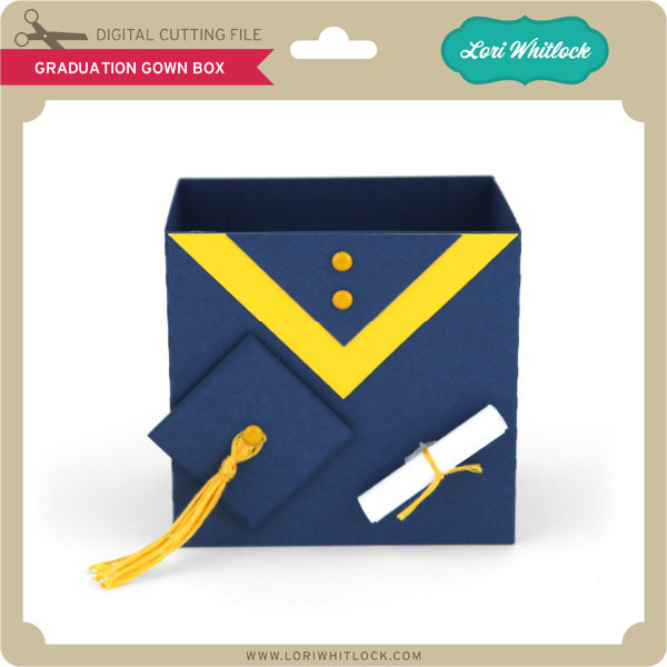 Graduation Hat Explosion Box - Lori Whitlock's SVG Shop
