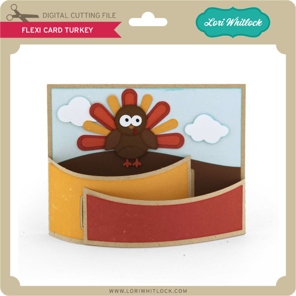 Flexi Card Winter City - Lori Whitlock's SVG Shop