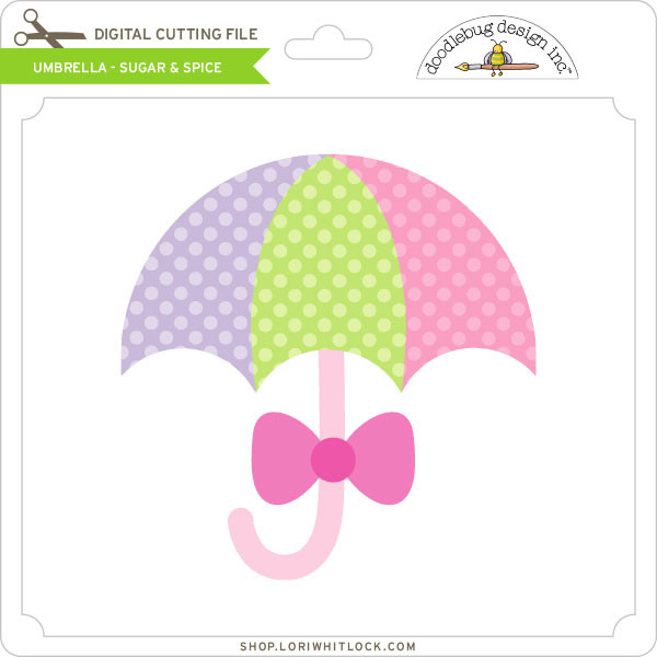 Umbrella - Spring Things - Lori Whitlock's SVG Shop