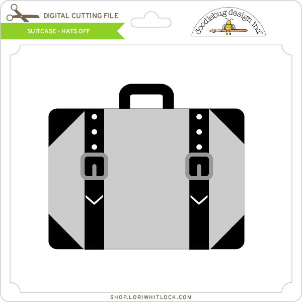Vintage Suitcase - Lori Whitlock's SVG Shop