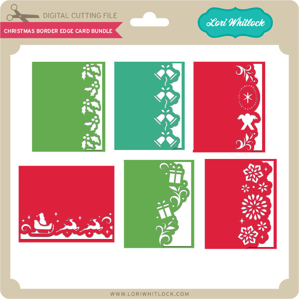 Ornate Edge Card Set - Lori Whitlock's SVG Shop