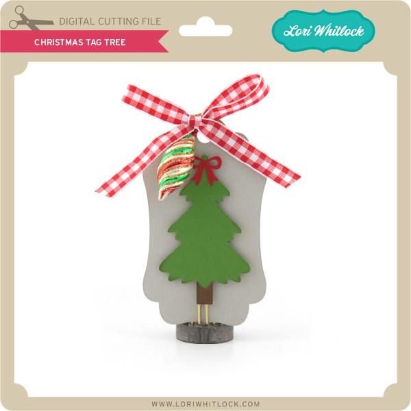 Christmas Tree Santa Tag Set - Lori Whitlock's SVG Shop