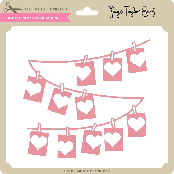 Heart Polaroid Frames - Lori Whitlock's SVG Shop