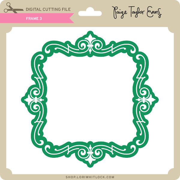 Snowflake Frame 3 - Lori Whitlock's SVG Shop