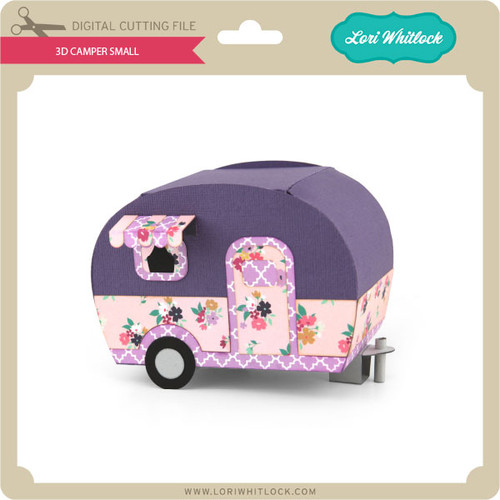 3D Camper Small - Lori Whitlock's SVG Shop