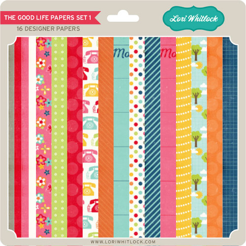 Pattern Fill Set The Good Life Set 1 - Lori Whitlock's SVG Shop