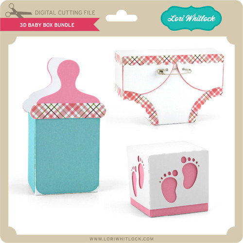 3D Baby Box Bundle - Lori Whitlock's SVG Shop