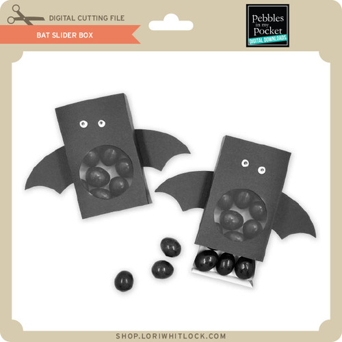 Bat Slider Box - Lori Whitlock's SVG Shop