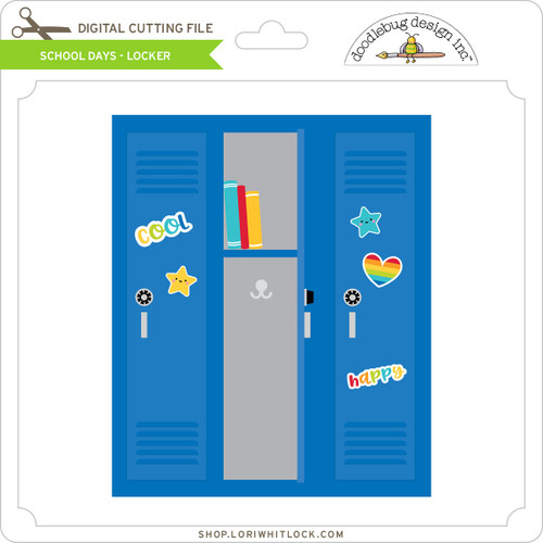 School Days - Locker - Lori Whitlock's SVG Shop