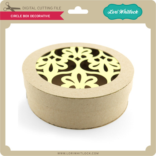 Circle Box Decorative - Lori Whitlock's SVG Shop
