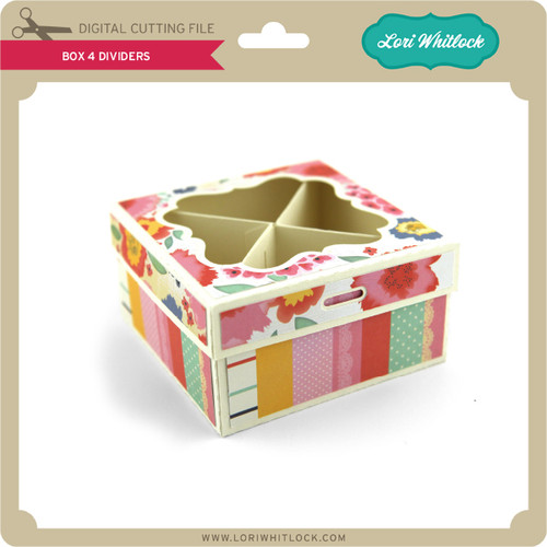 Box 4 Dividers - Lori Whitlock's SVG Shop