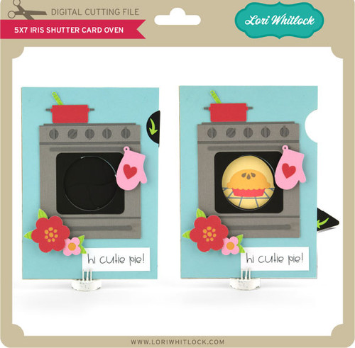 5x7 Iris Shutter Card Oven - Lori Whitlock's SVG Shop