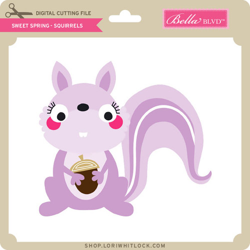 Sweet Spring - Squirrels - Lori Whitlock's SVG Shop