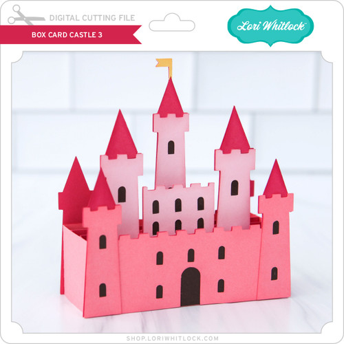 Box Card Castle 3 - Lori Whitlock's SVG Shop