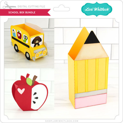 School Box Bundle - Lori Whitlock's SVG Shop