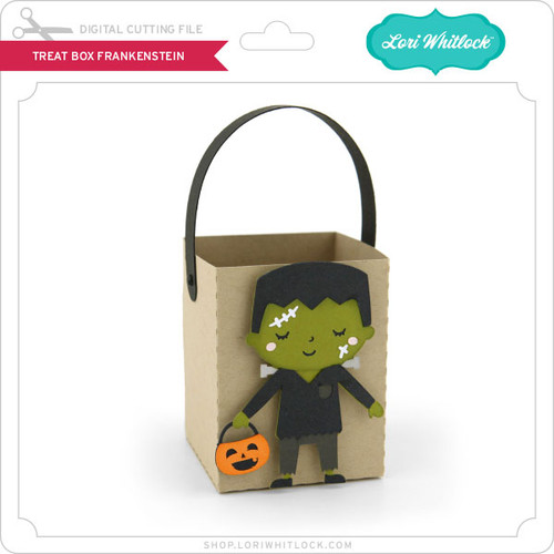 Treat Box Frankenstein - Lori Whitlock's SVG Shop