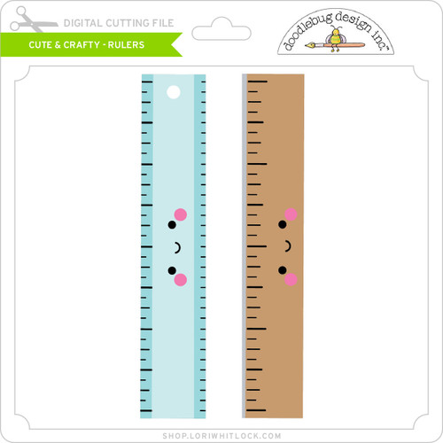 Cute & Crafty - Rulers - Lori Whitlock's SVG Shop