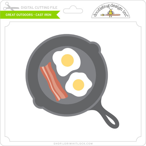 Great Outdoors - Cast Iron - Lori Whitlock's SVG Shop