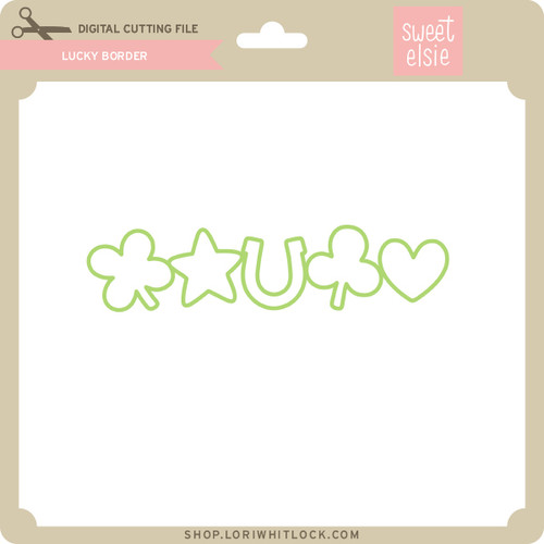Lucky Border - Lori Whitlock's SVG Shop