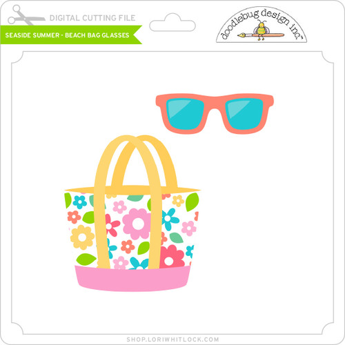 Seaside Summer - Beach Bag Glasses - Lori Whitlock's SVG Shop