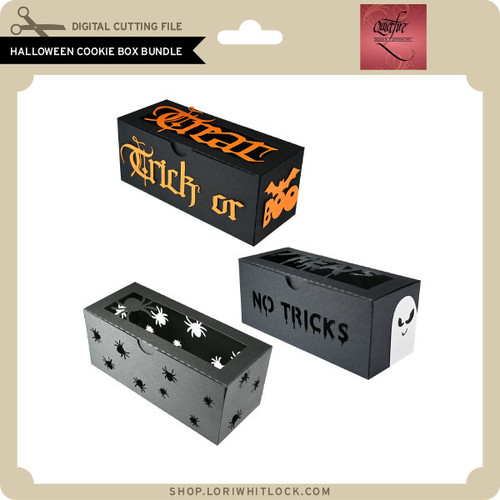 Halloween Cookie Box Bundle - Lori Whitlock's SVG Shop