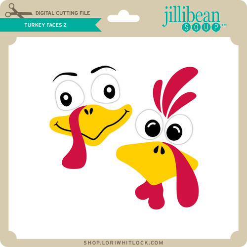 Turkey Faces 2 - Lori Whitlock's SVG Shop