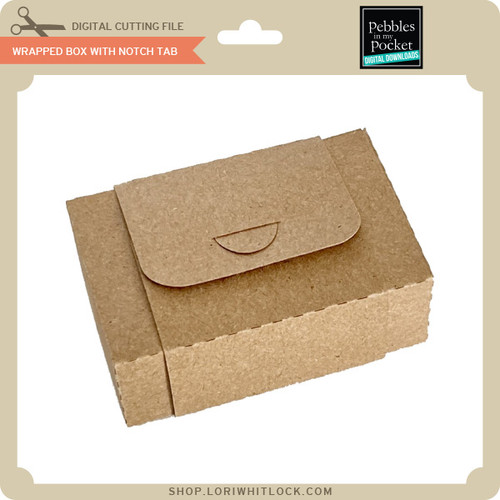 Wrapped Box With Notch Tab - Lori Whitlock's SVG Shop