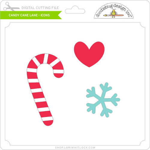 Candy Cane Lane - Icons - Lori Whitlock's SVG Shop