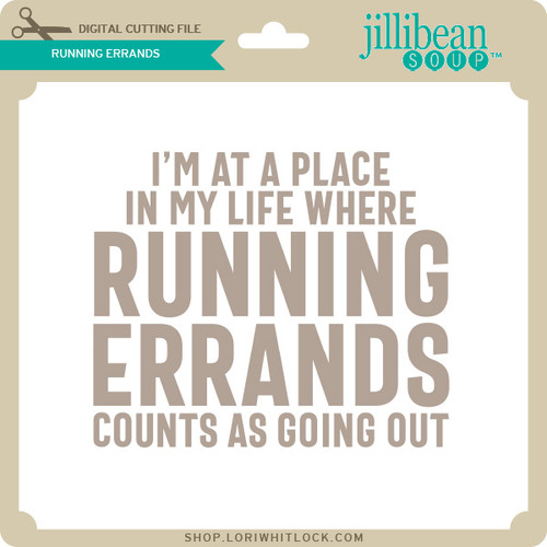 Running Errands - Lori Whitlock's SVG Shop