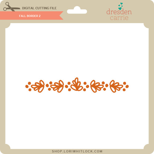 Fall Border 2 - Lori Whitlock's SVG Shop