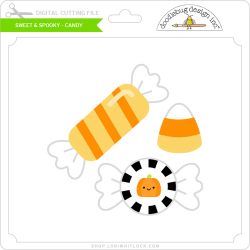 Sweet & Spooky - Candy #1 - Lori Whitlock's SVG Shop