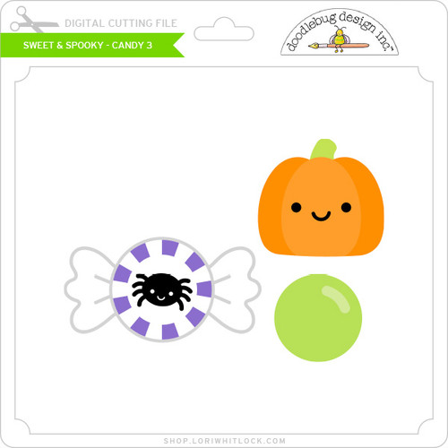 Sweet & Spooky - Candy #3 - Lori Whitlock's SVG Shop