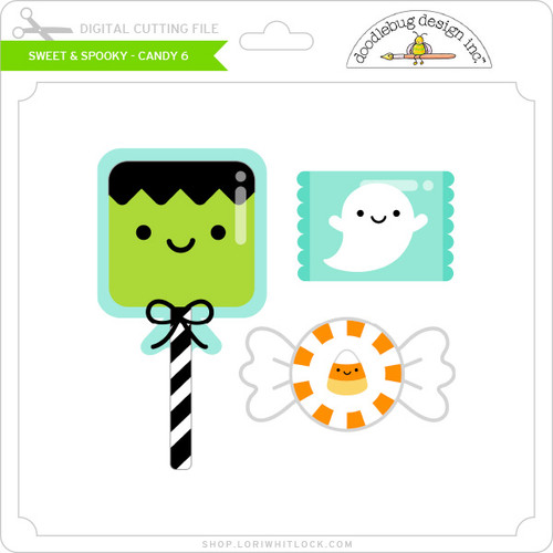 Sweet & Spooky - Candy #6 - Lori Whitlock's SVG Shop