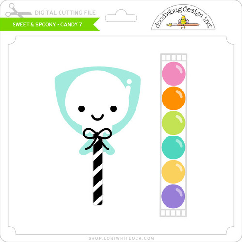 Sweet & Spooky - Candy #7 - Lori Whitlock's SVG Shop