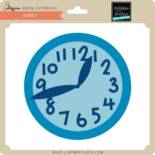 Clock 2 - Lori Whitlock's SVG Shop