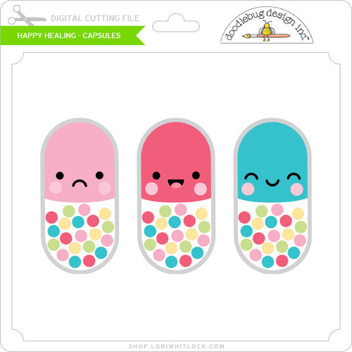 Happy Healing - Capsules 1 - Lori Whitlock's SVG Shop