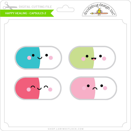 Happy Healing - Capsules 2 - Lori Whitlock's SVG Shop