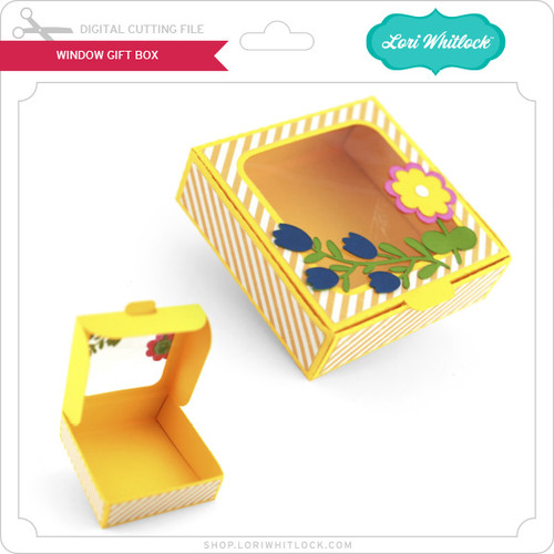 Window Gift Box - Lori Whitlock's SVG Shop