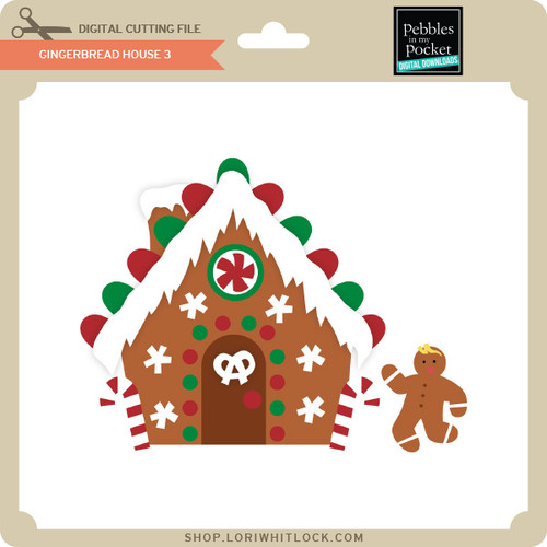 Gingerbread House 3 - Lori Whitlock's SVG Shop