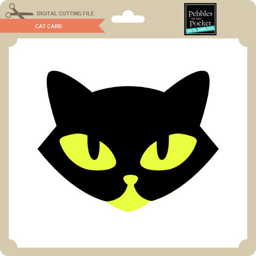 Cat Card - Lori Whitlock's SVG Shop
