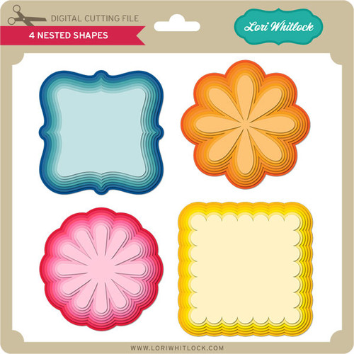 4 Nested Shapes - Lori Whitlock's SVG Shop