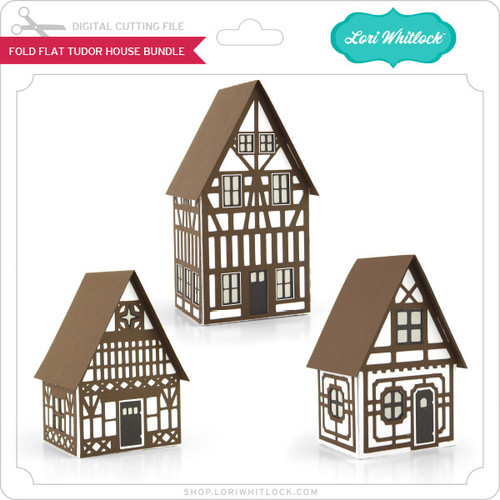 Fold Flat Tudor House Bundle - Lori Whitlock's SVG Shop
