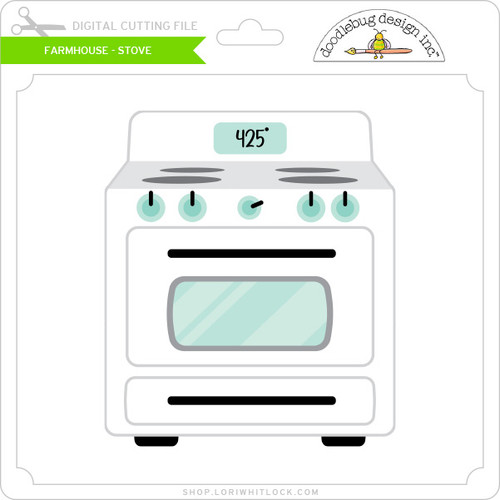 Farmhouse - Stove - Lori Whitlock's SVG Shop