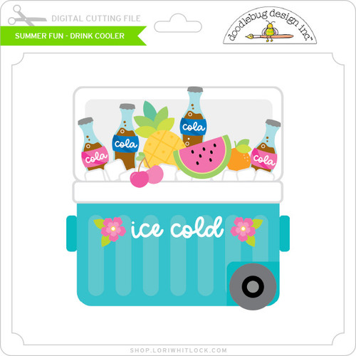 Summer Fun - Drink Cooler - Lori Whitlock's SVG Shop