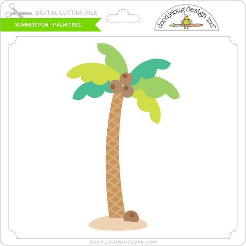 Summer Fun - Palm Tree - Lori Whitlock's SVG Shop