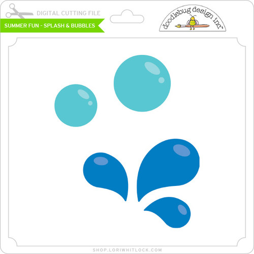 Summer Fun - Splash & Bubbles - Lori Whitlock's SVG Shop
