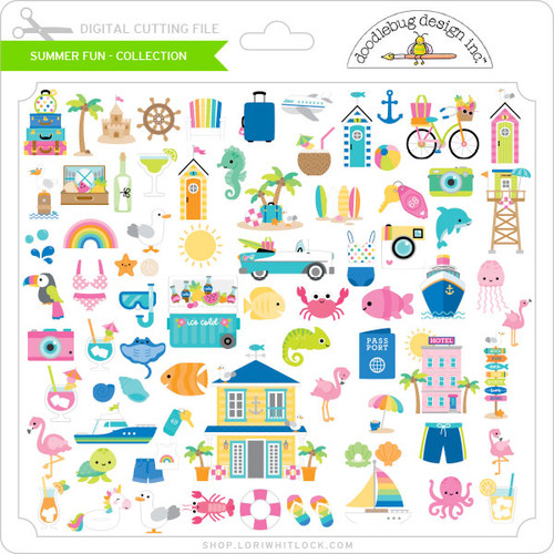 Summer Fun - Collection - Lori Whitlock's SVG Shop
