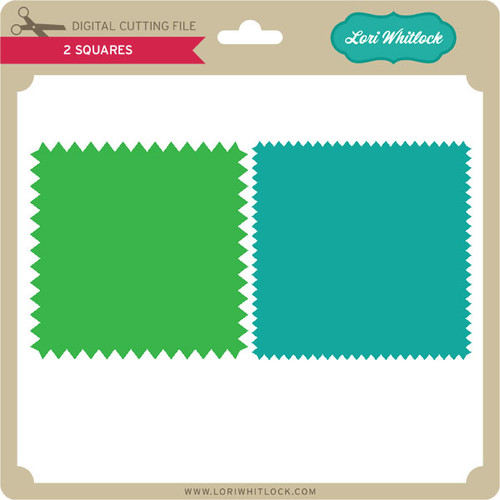 2 Squares - Lori Whitlock's SVG Shop
